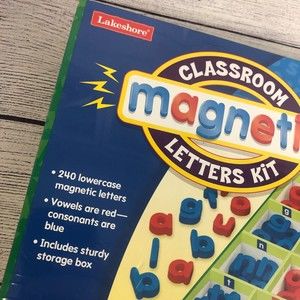 Lakeshore | Toys | Lakeshore Classic Magnetic Letters Kit | Poshmark